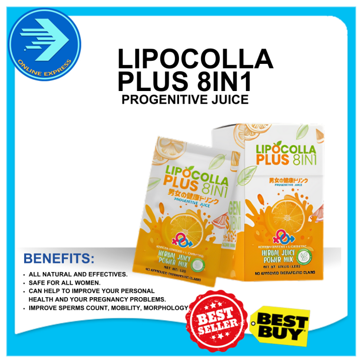 ORIGINAL LIPOCOLLA PLUS 8IN1 Progenative Juice Herbal Juice Power Juice ...