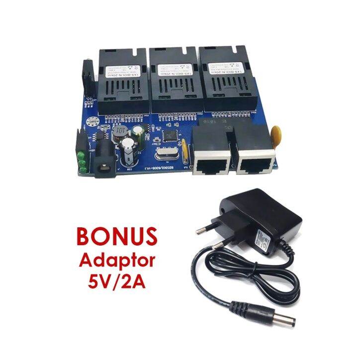 PCB Board 2RJ45 3SC FO Ethernet Converter Bonus Adaptor | Lazada Indonesia PCB Board 2RJ45 3SC FO Ethernet Converter Bonus Adaptor | Lazada Indonesia