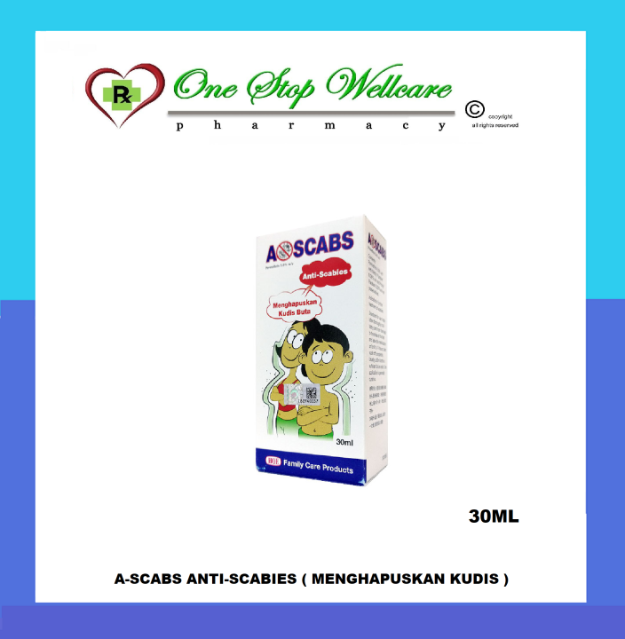 A-SCABS ANTI-SCABIES 30ML (EXP:02/2026) | Lazada