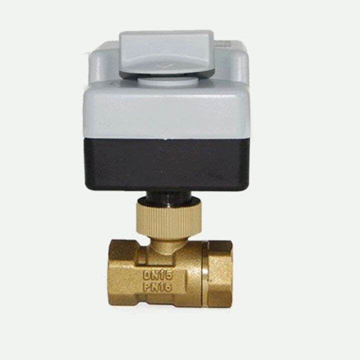 【cw】☽ 1 2 Quot Brass Motorized Ball Valve 3 Wire Two Control Electric