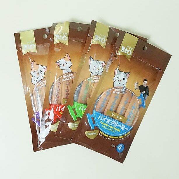 Snack kucing BIO liquid Creamy makanan kucing - Tuna | Lazada Indonesia