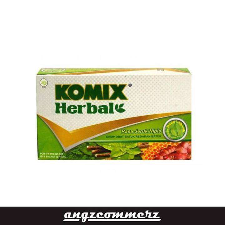 KALBE Obat Batuk Komix Herbal Jeruk Nipis 6 sachet | Lazada Indonesia