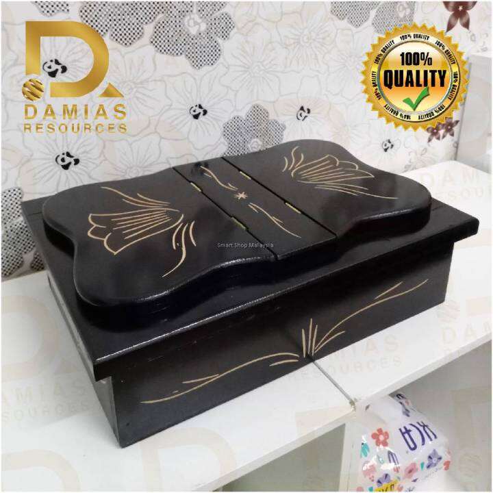 Rehal Wooden Ada Ruang Simpan Mudah Untuk Disimpan Hadiah Atau Waqaf ...