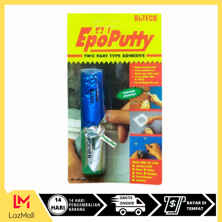 Lem Epo Putty Alteco / Epo Putty / Lem porting 50gr 50 gram | Lazada ...
