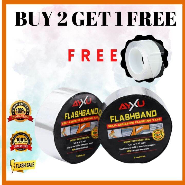 Original Flashband Self Adhesive Tape Waterproof Sealant For Instant ...