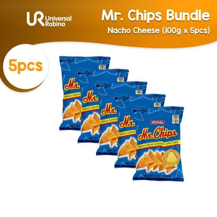 Mr. Chips Nacho Cheese 100G (Buddy Size) 5 Packs | Lazada PH