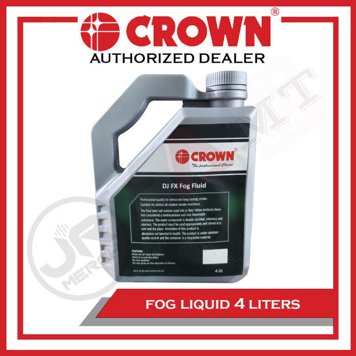 Crown Smoke Fog Liquid 1 Gallon (DJ-FXGAL) | Lazada PH