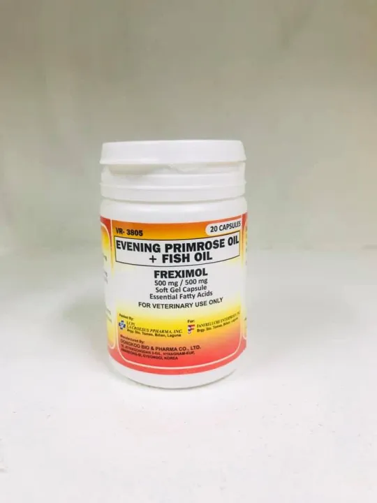 FREXIMOL 20 CAPSULES (Evening Primrose Oil + Fish Oil) | Lazada PH