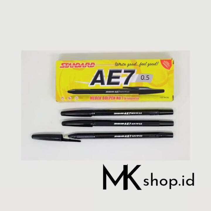 Pulpen Standard AE7 12pcs / 1 Lusin | Lazada Indonesia