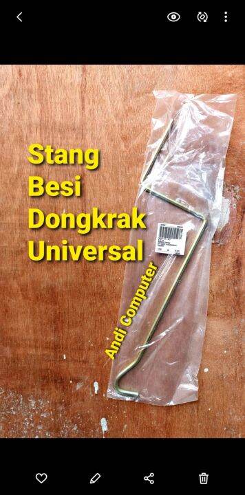 Stang Besi Puteran Ontelan Gagang Dongkrak Mobil Universal | Lazada ...