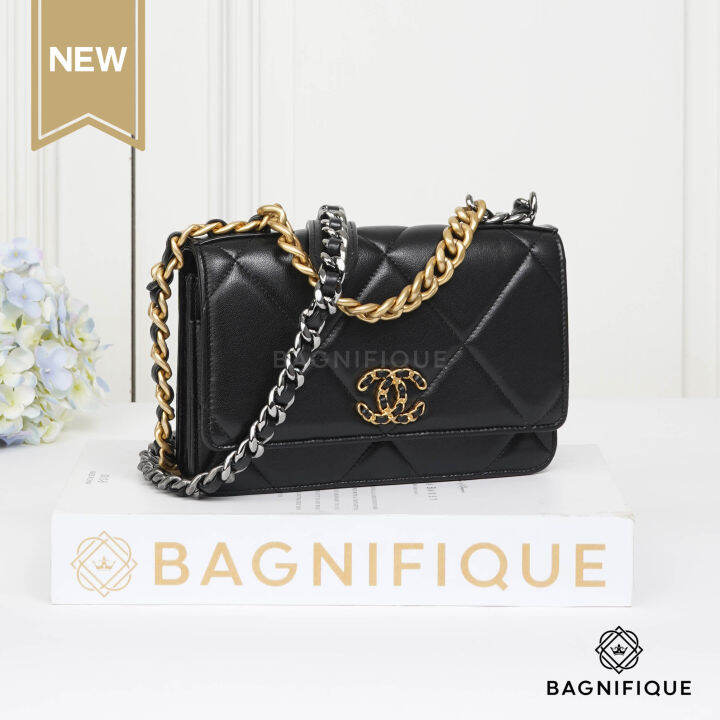 CHANEL WOC 19 BLACK LABM GHW MICRO | Lazada.co.th