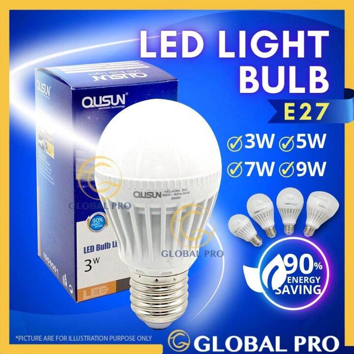 [HIGH QUALITY] PREMIUM E27 Bulb LED Mentol LED Rumah Energy Saving Bulb ...