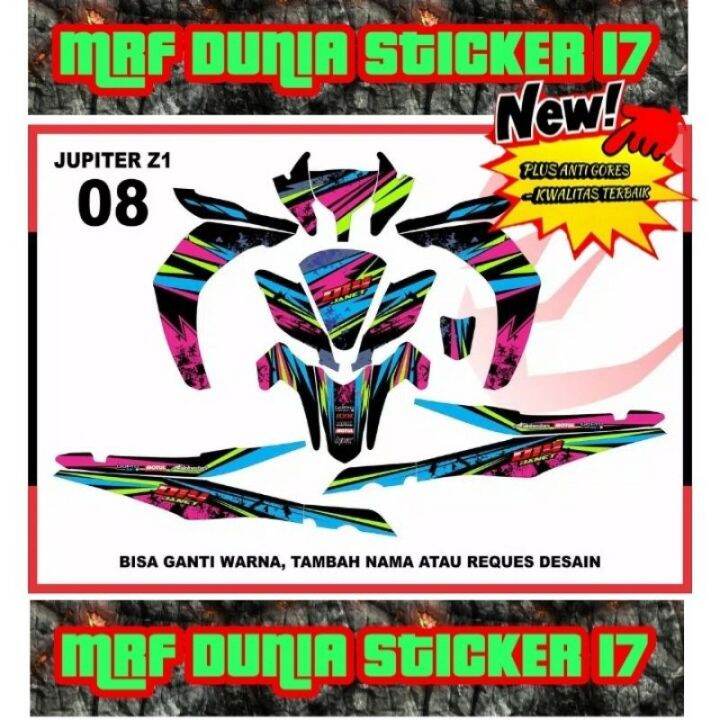 Sticker Decal Jupiter Z1 Full Body Striping Jupiter Z1 Sticker Jupiter ...