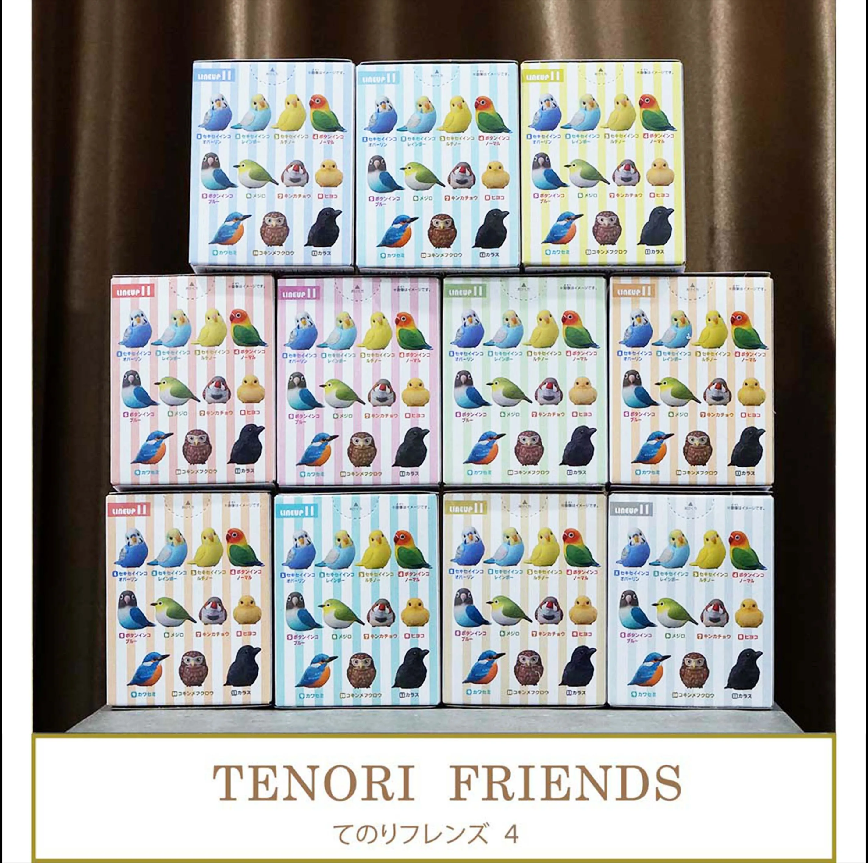 แยก Bandai Tenori Friends 4 โมเดลสัตว์ โมเดลนก สมจริง น่ารัก Bird Model ...