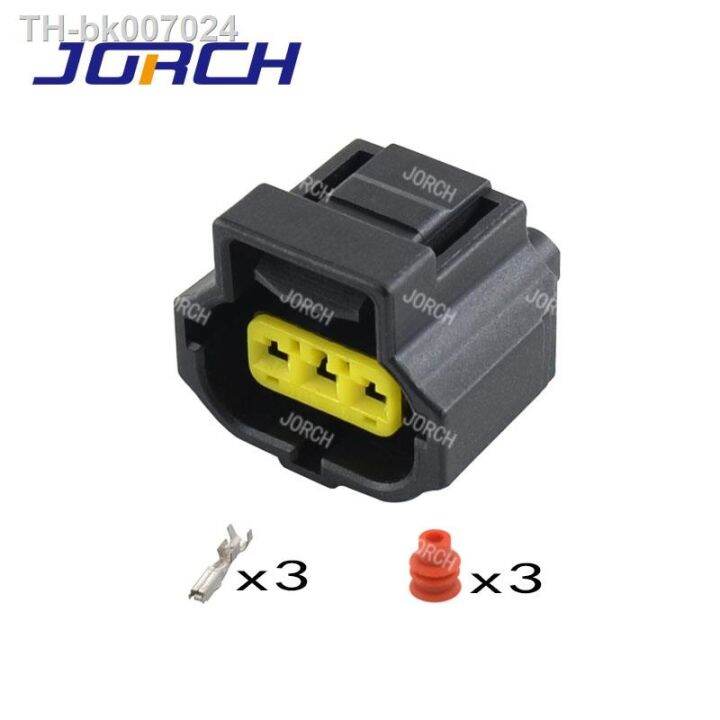 10 sets Tyco Amp 3 pin female sensor housing plug waterproof electrical ...