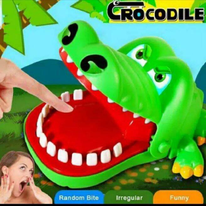 mainan buaya gigit bikin jantung berdebar | Lazada Indonesia
