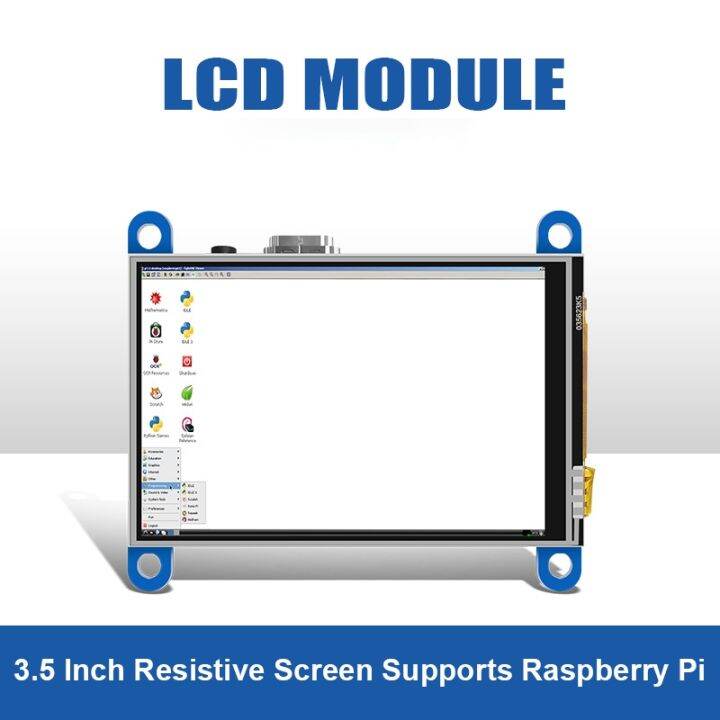 3.5 Inch Resistive Touch Screen -Compatible LCD Color Display Module Suitable for Raspberry Pi ...