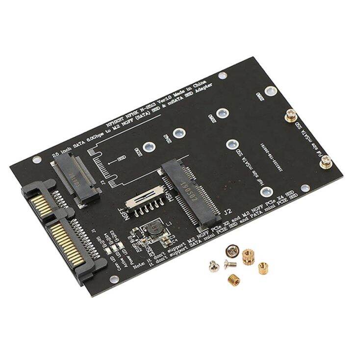 M2 to Sata 2.5Inch M2 SSD Adapter Msata to Sata NGFF MSATA SSD to SATA3 ...