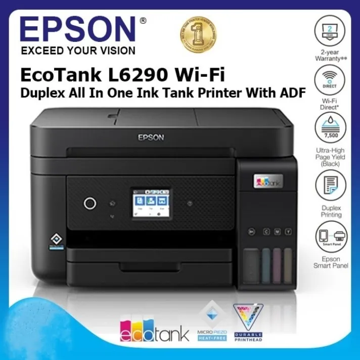 Epson L6290 Wifi Duplex All in One Ink Tank Printer With ADF | Lazada ...