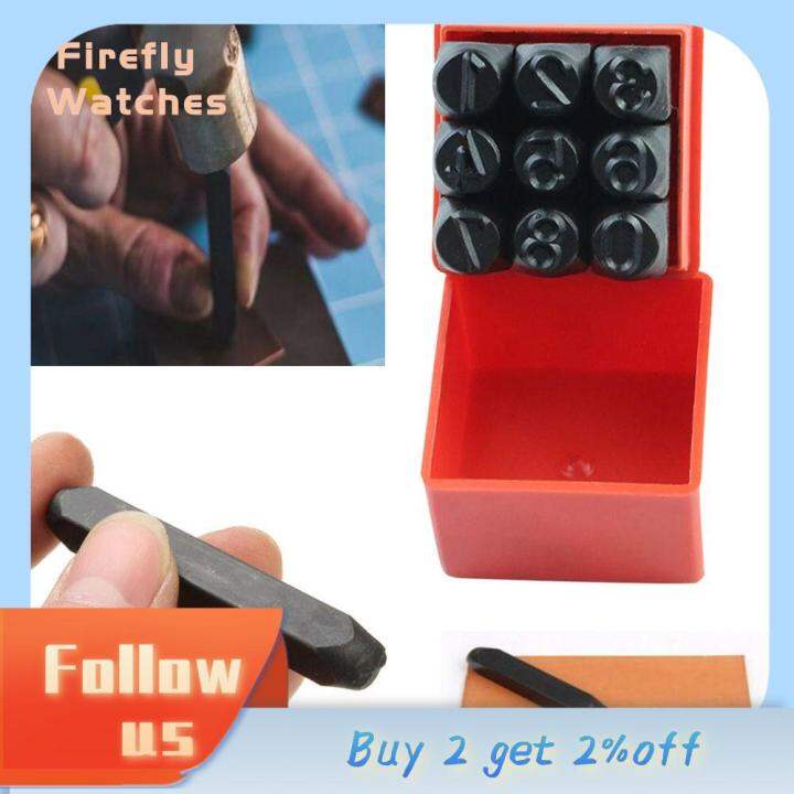 LOENLY TREE Tool Kit Stamp Leather Carving Tools Craft Alpha-numeric Punch Die Marker Metal ...