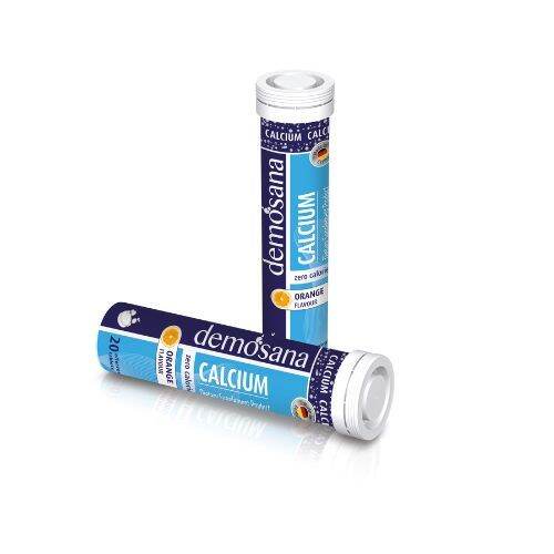 DEMOSANA CALCIUM 20'S เม็ดฟู่ละลายน้ำ ดีโมซานา แคลเซียม กลิ่นส้ม (20 ...