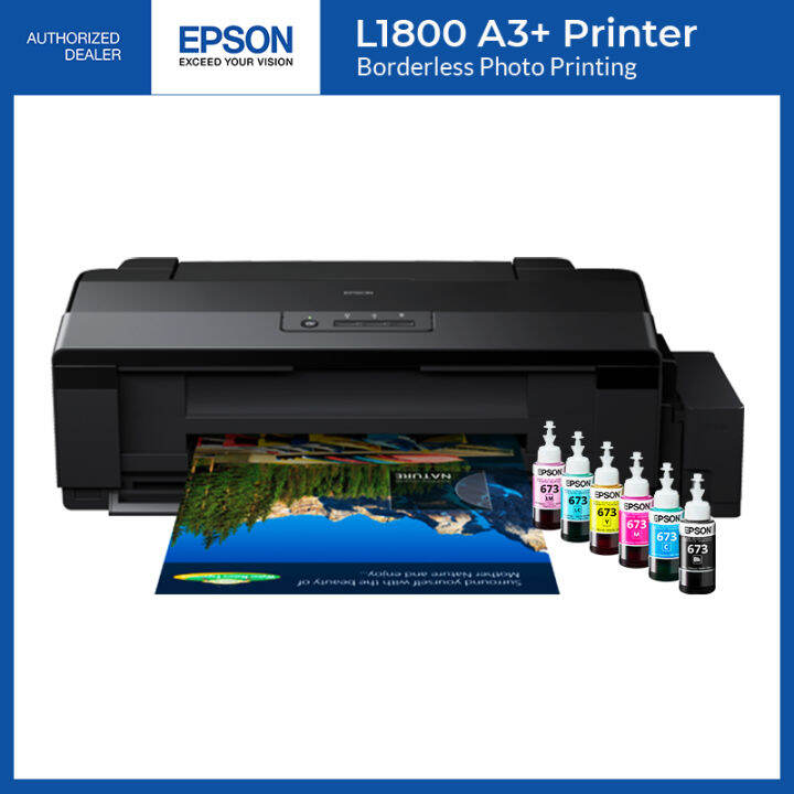 Epson L1800 Printer A3 and A3+ CISS Continous Ink Photo Ink Tank ...