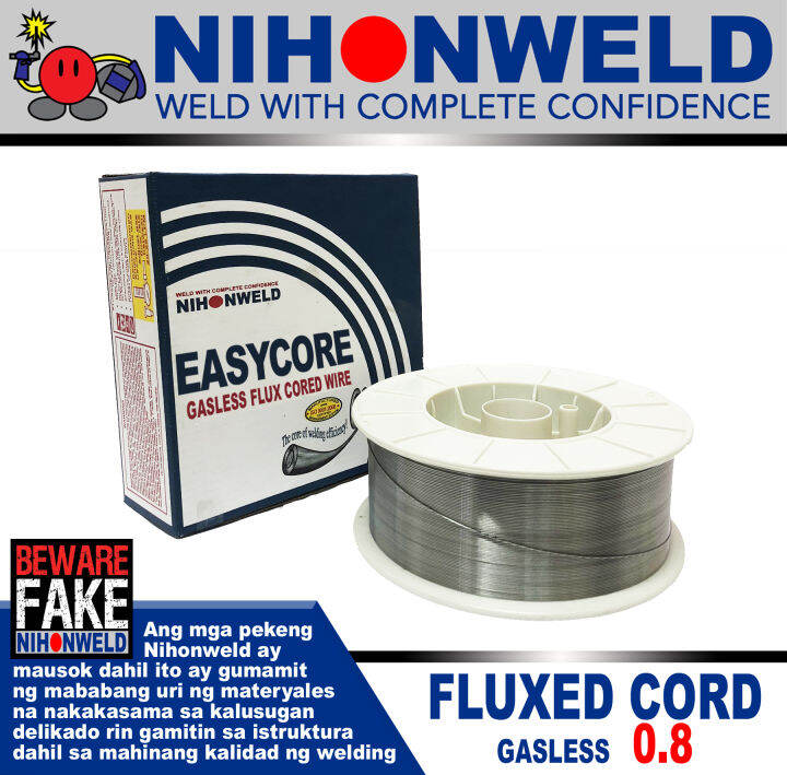 NIHONWELD EASYCORE (GASLESS FLUX CORED WIRE) for Mild Steel | Lazada PH