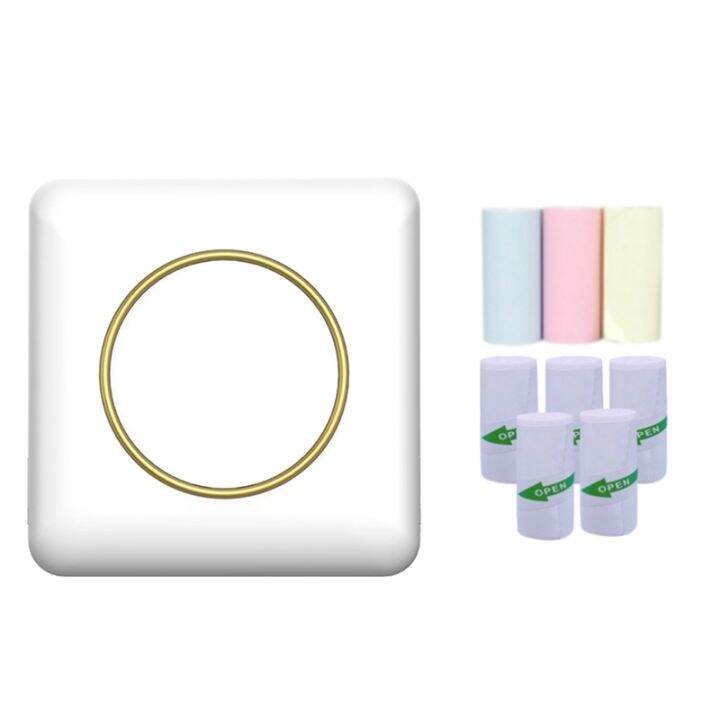 Mini Thermal Label Printer Memo Handbook Photo Printer Portable Label ...