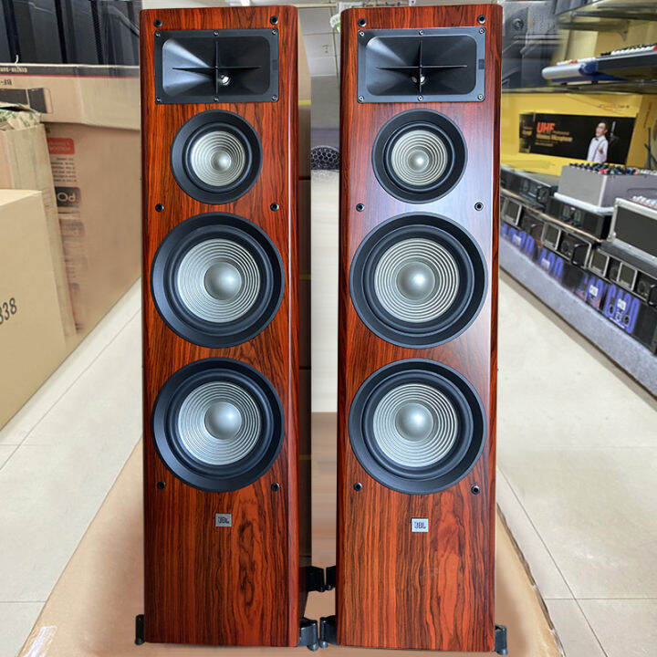 JBL STUDIO 280 Home Theater Audio Dual 8-inch Three-frequency Home Wooden Fever Floor Speaker ...