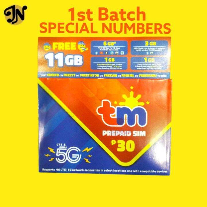 TM 5G Vanity Sim Card Special Number | Lazada PH