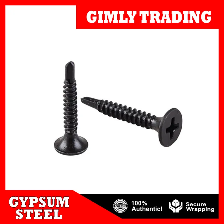 [Gypsum Steel] Pack of 24pcs Bolt - Size 6 x 20mm to 6 x 50mm | Lazada PH