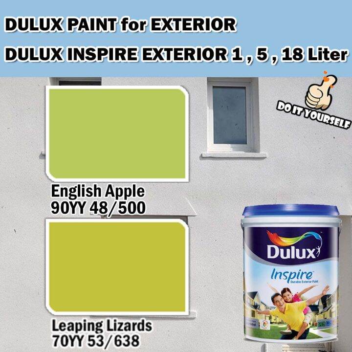 ICI DULUX INSPIRE EXTERIOR PAINT COLLECTION 1 , 5 & 18 Liter English ...