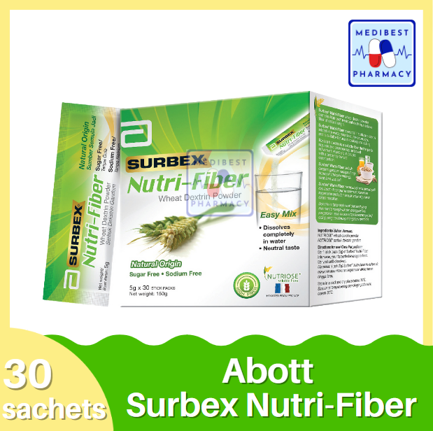 Abbott Surbex Nutri-Fiber - 5g x 30 sachets | Lazada