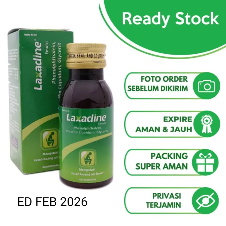 LAXADINE SIRUP 60 ML OBAT SEMBELIT | Lazada Indonesia