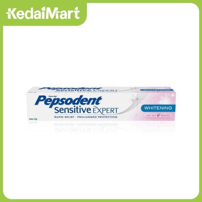 Pepsodent Pasta Gigi Sensitive Expert Whitening Tub 100 Gram | Lazada ...