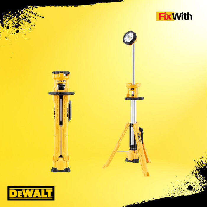 DEWALT DCL079 Cordless Tripod Light Bare Lampu DCL 079 - Unit Only ...