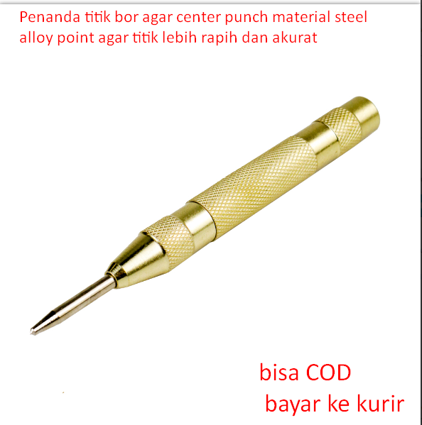 Penanda titik bor agar center punch material steel alloy point agar ...