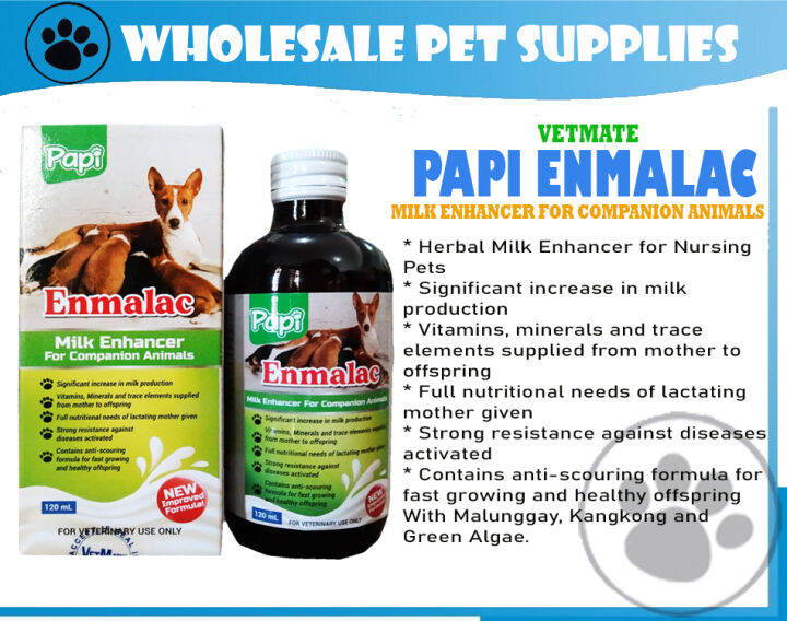 ENMALAC Milk Enhancer for Companion Animals | 120mL | Lazada PH