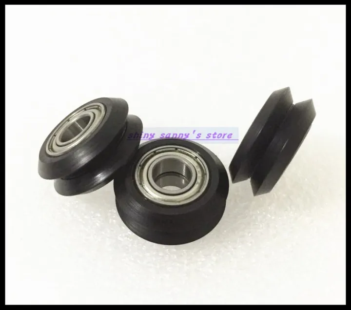 10pcs/Lot BW25 8mm W V groove bearing Openbuilds for 3D printer nylon wheel ball bearing with ...