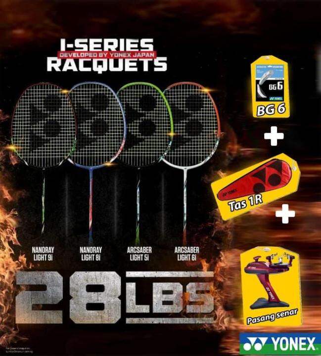 YONEX ARCSABER 5I 6I RAKET BADMINTON ORIGINAL | Lazada Indonesia