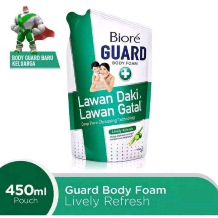 Biore Guard 400ml Lively Refresh / Sabun Mandi Cair 400ml Hijau ...