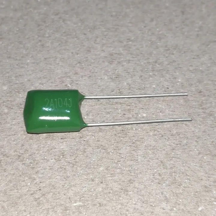 (ISI 10) KAPASITOR MILAR 104J 100V 2A HIJAU. CAPASITOR MILAR 104 100 2 AMPERE | Lazada Indonesia