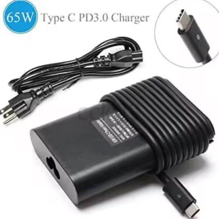 Dell 65W Type-C AC Power Adapter Charger อะแดปเตอร์ และ สายชาร์จ ...