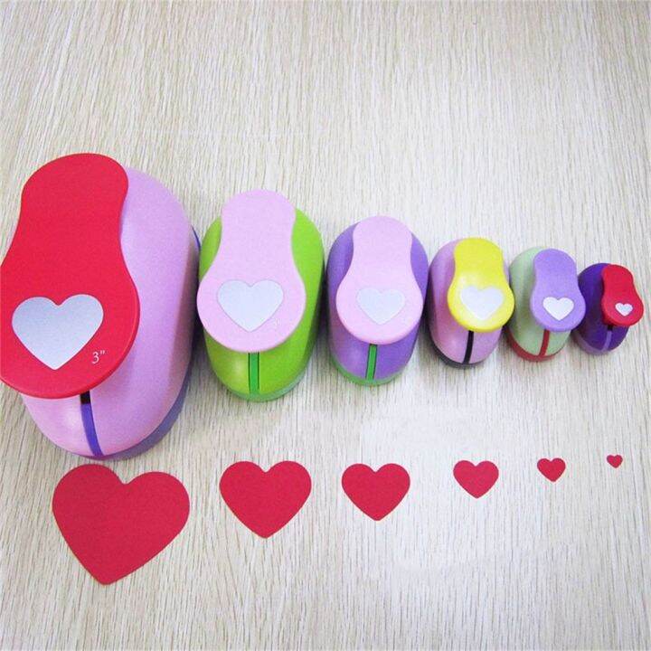 TAADD for Paper Cutting Craft Rounder Puncher Heart-shaped 9-75mm Paper ...