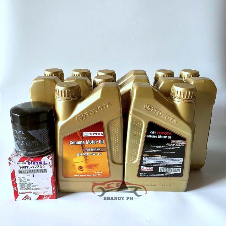 Toyota Fortuner 1 Hilux Innova 1 2005-2015 - Toyota Fully Synthetic 5W ...