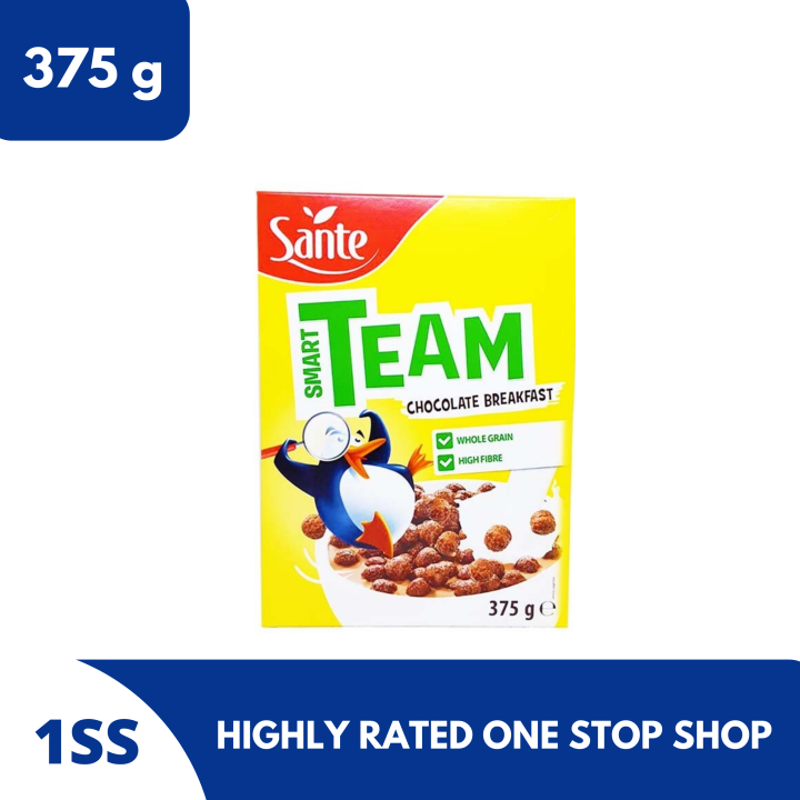 Sante Smart Team Chocolate Breakfast Cereal, 375g | Lazada PH