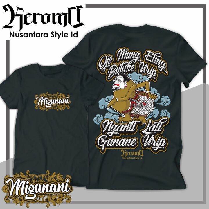 KEROMO MIGUNANI /kaos jawa tema semar wayang kaos kata kata jawa keren ...