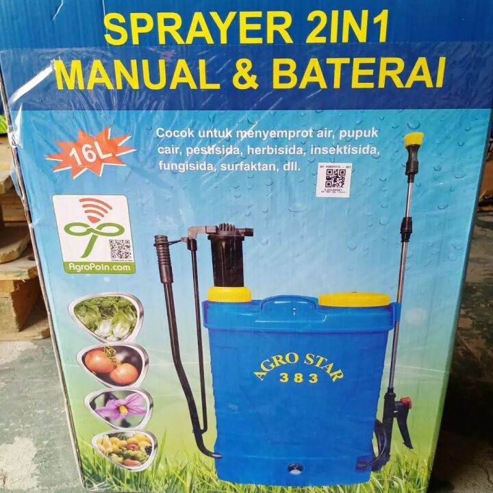 Sprayer 16L 2in1 (Manual & Elektrik) / Pompa Sprayer 16L medan ...