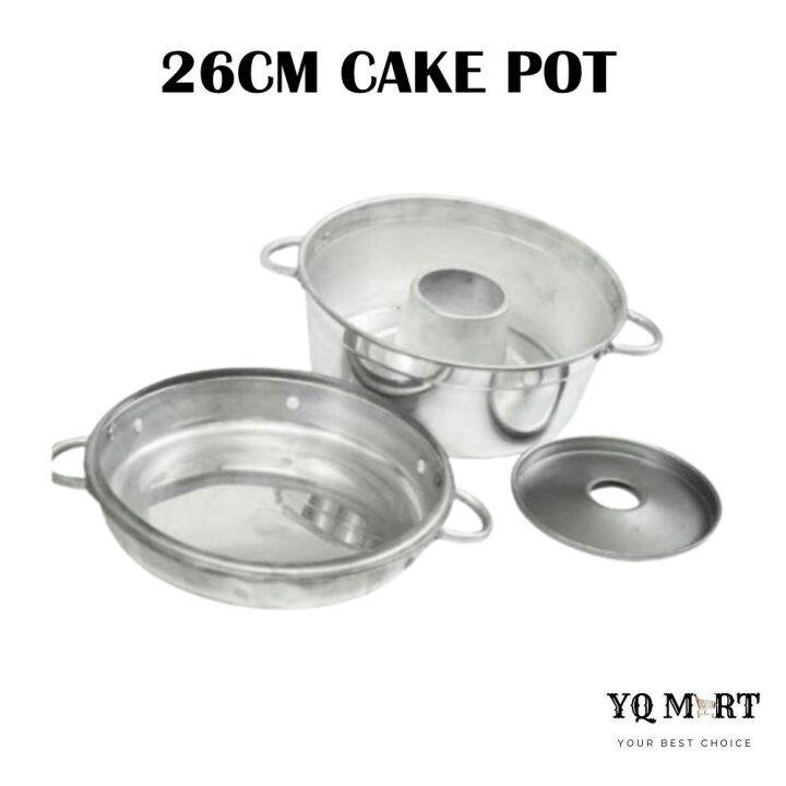 1PCS 26CM Cake Pot/Aluminium Cake Pot/Acuan Kuih Periuk Bakar Kek | Lazada