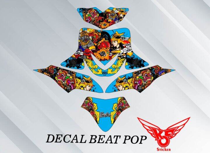DECAL STIKER / STICKER HONDA BEAT POP WAYANG | Lazada Indonesia